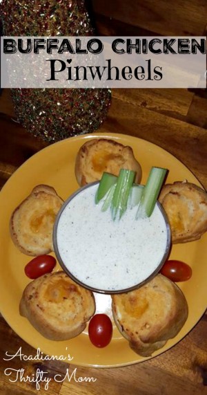Buffalo Chicken Pinwheels