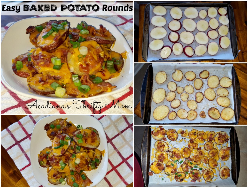 Easy Baked Potato Rounds - Acadiana's Thrifty Mom