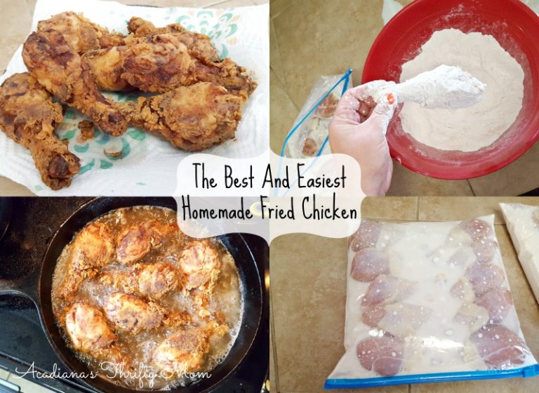 Best And Easiest Homemade Fried Chicken - Acadiana's Thrifty Mom