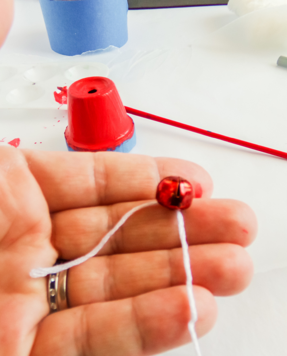 Santa and Mrs. Claus TerraCotta Bell Ornament Craft - Acadiana's ...