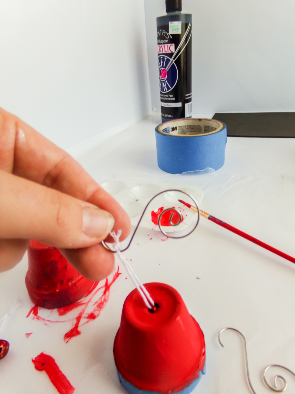 Santa and Mrs. Claus TerraCotta Bell Ornament Craft - Acadiana's ...