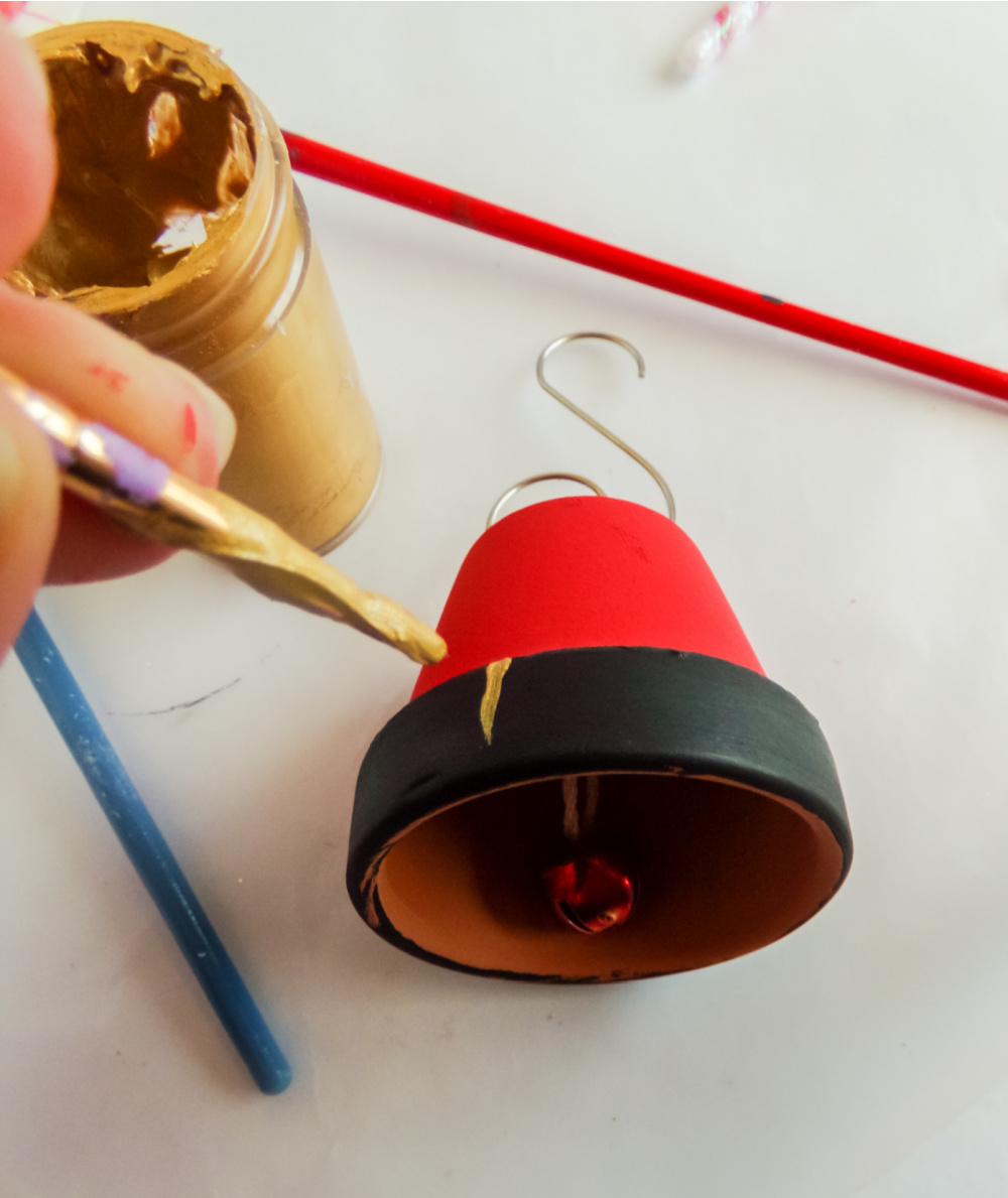 Santa and Mrs. Claus TerraCotta Bell Ornament Craft - Acadiana's ...