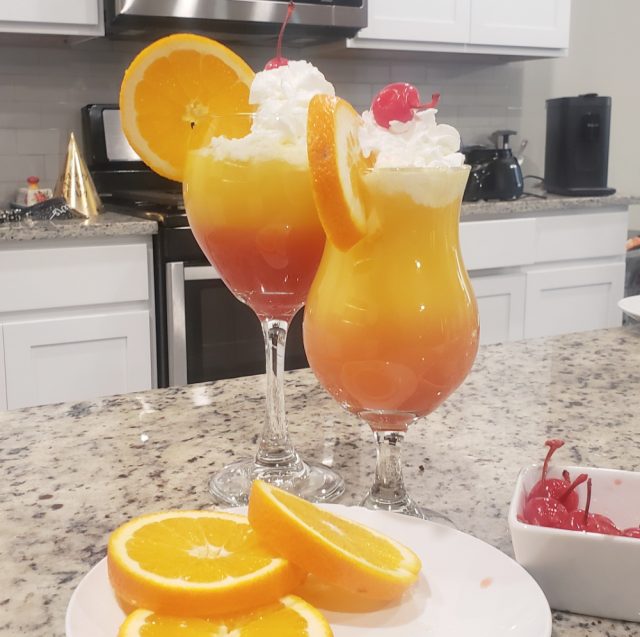 Layered Shirley Temple Mocktail Recipe Acadianas Thrifty Mom