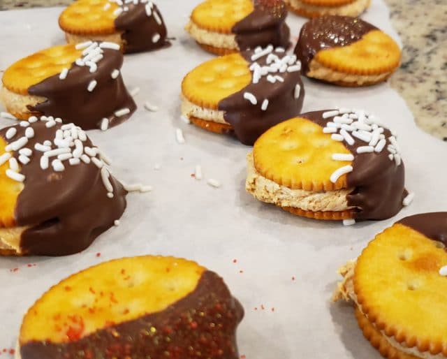 No-Bake Chocolate Ritz Cracker Cookies - Acadiana's Thrifty Mom